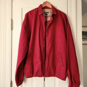 Gulftraders | Jackets & Coats | Vintage Golf Bomber Red Jacket Bomber ...